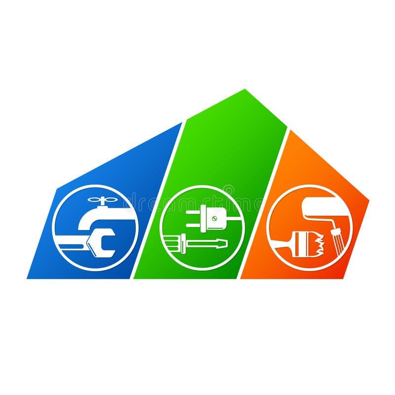 Repair and Maintenance Symbol Stock Vector - Illustration of sign ...