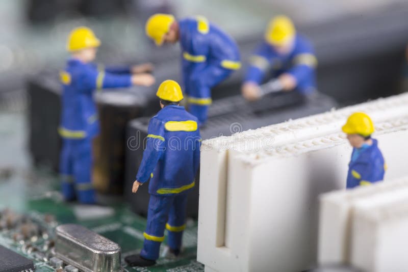 Repair stock photo. Image of people, repairman, motherboard - 60428146