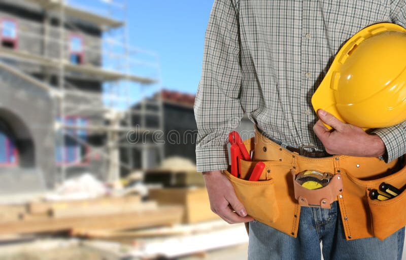 Repair Man stock photo. Image of building, tape, house - 2032118