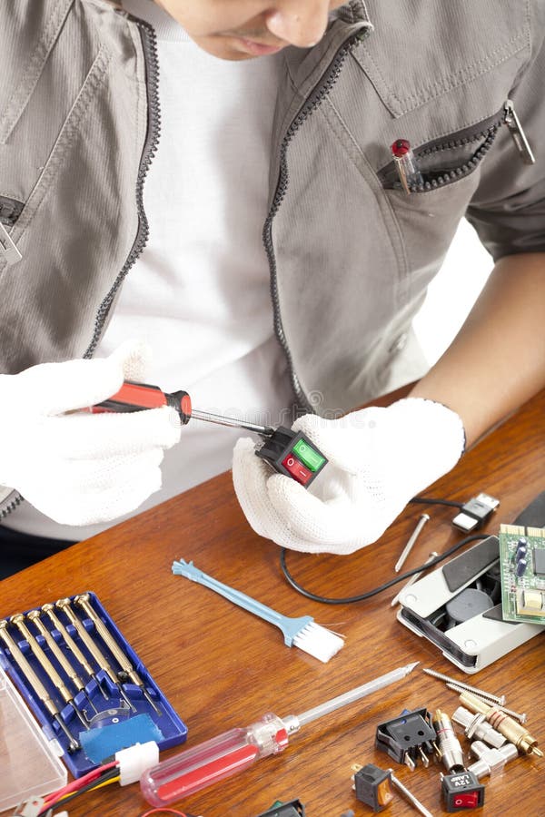 Repair man stock image. Image of expertise, engineer - 32350845