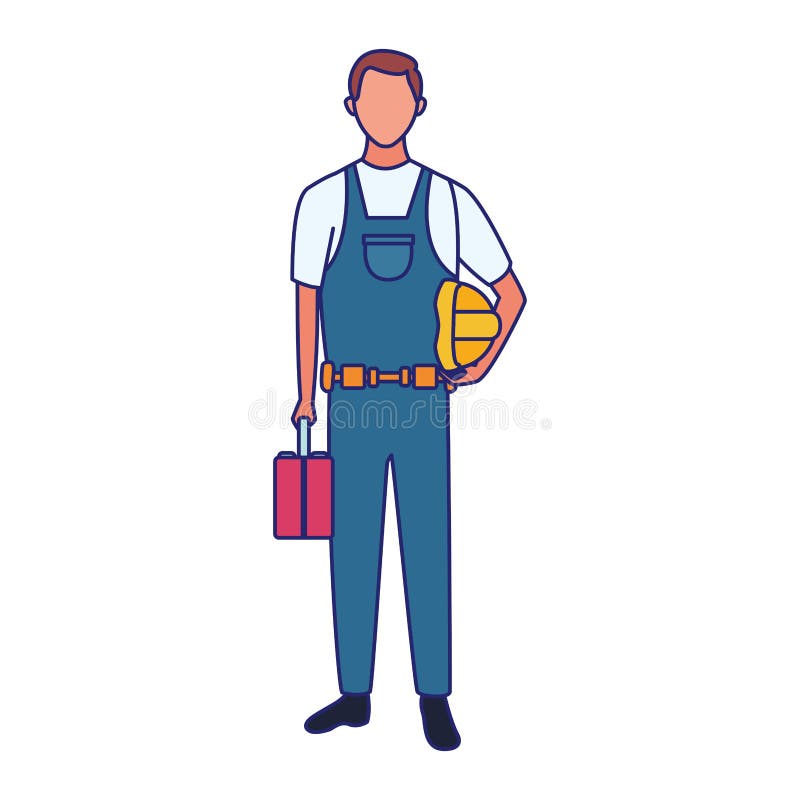 Repair man worker icon stock vector. Illustration of constructor - 79660779