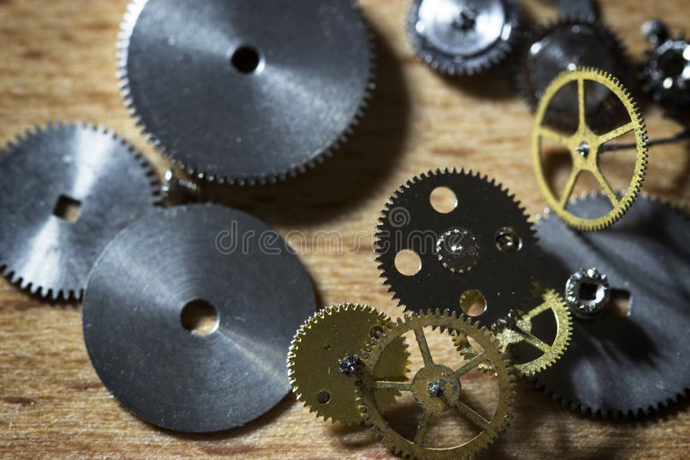 Repair of Mechanical Watches Stock Photo - Image of minute, fasteners ...