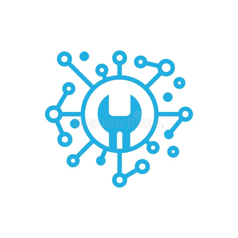 Repair Network Logo Icon Design Stock Vector - Illustration of design ...