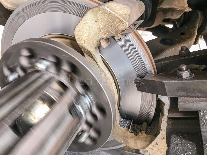 Repair old car brake discs stock image. Image of mechanic - 221094971