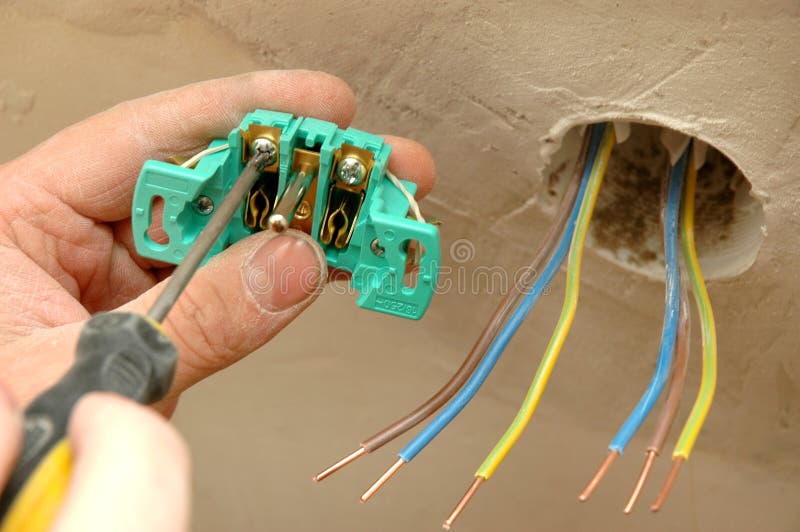 Repair the outlet stock image. Image of line, outlet - 14826741