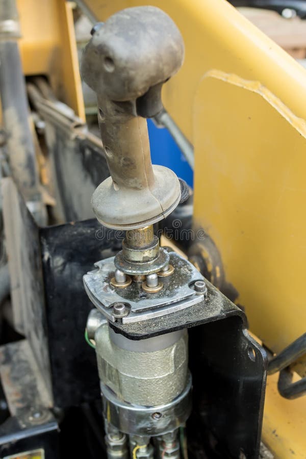 Repair and Parts of a Compact Loader Stock Image - Image of machine ...