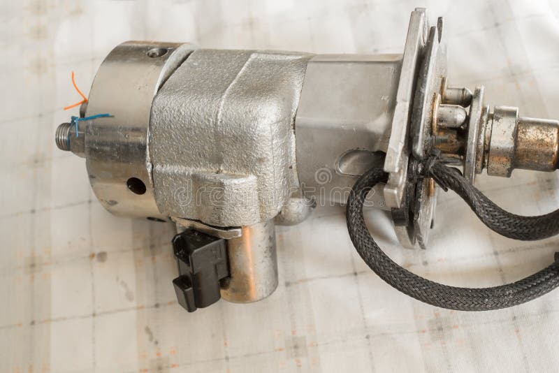 Repair and Parts of a Compact Loader Stock Photo - Image of cutter ...