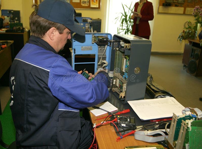 Repair the phone editorial photography. Image of long - 56815107