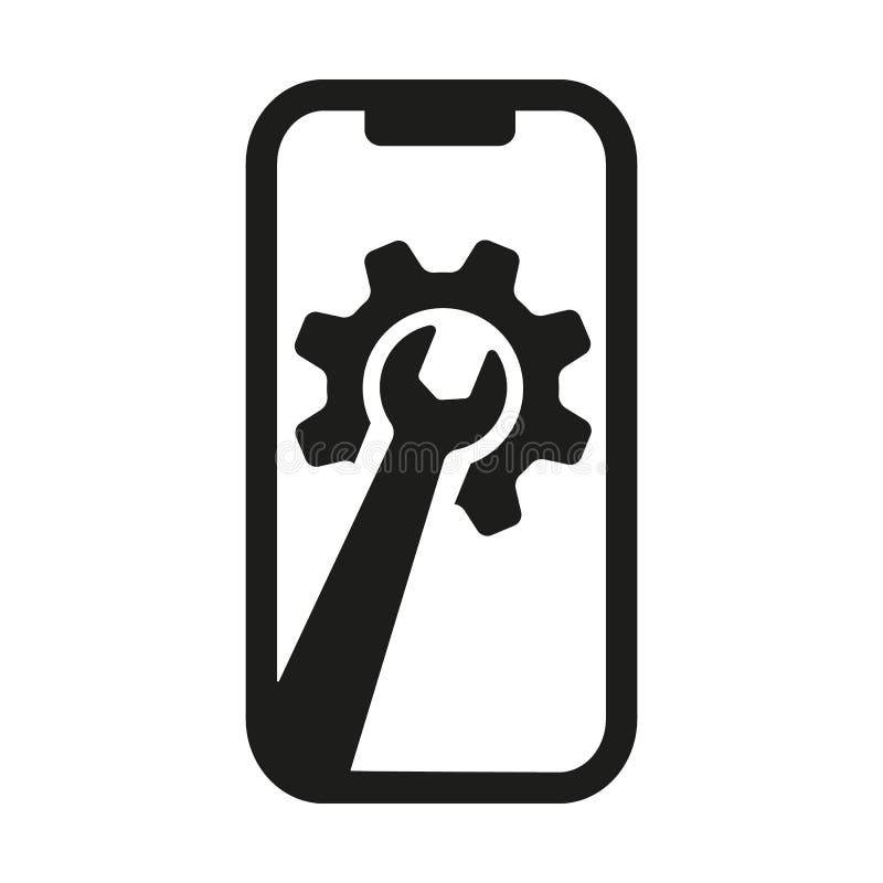 Repair Phone Icon, Phone Service Vector Illustration Stock Vector ...