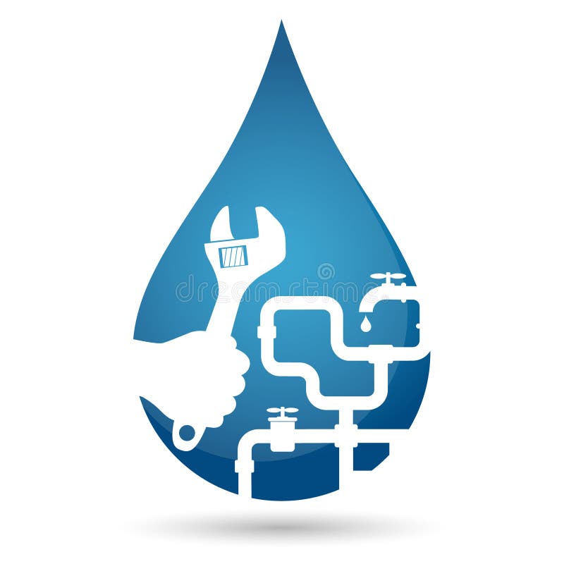 Repair plumbing symbol stock vector. Illustration of design - 35927408