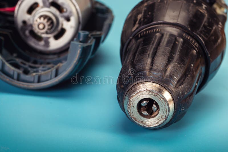 Repair of Power Tools in the Service Center Stock Image - Image of ...