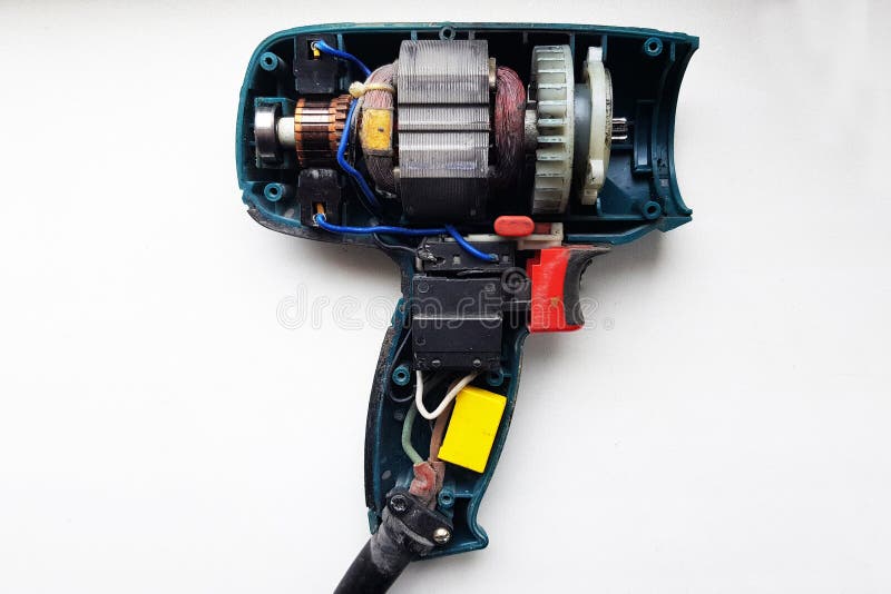 Repair of Power Tools in the Service Center Stock Photo - Image of ...