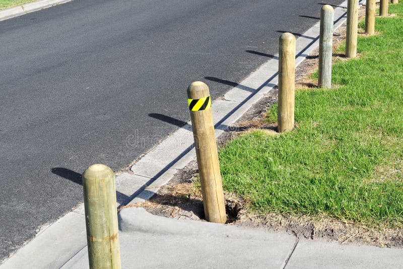 Repair Required, Falling Pole Stock Photo - Image of diagonal ...