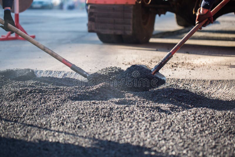Repair of Roads, Highways and Sidewalks. Patching. Working with a ...