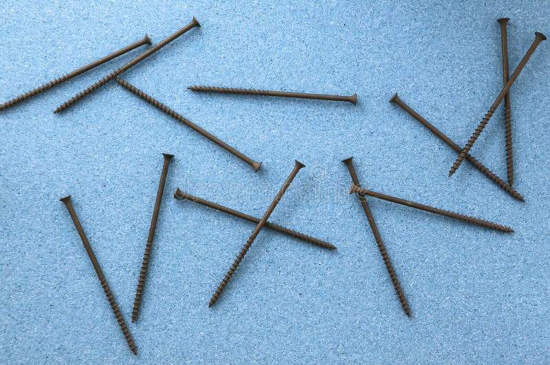 Repair. Self-tapping Screws on the Desktop Stock Image - Image of work ...