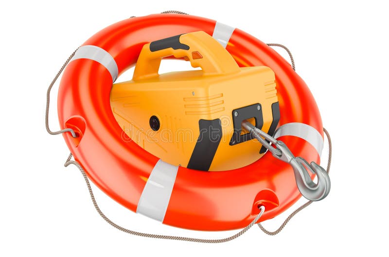 Electric winch drawings stock vector. Illustration of load - 253060225