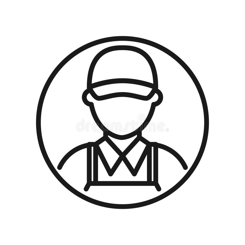 Repair Service Technician Icon. HVAC Vector Illustration Stock Vector ...