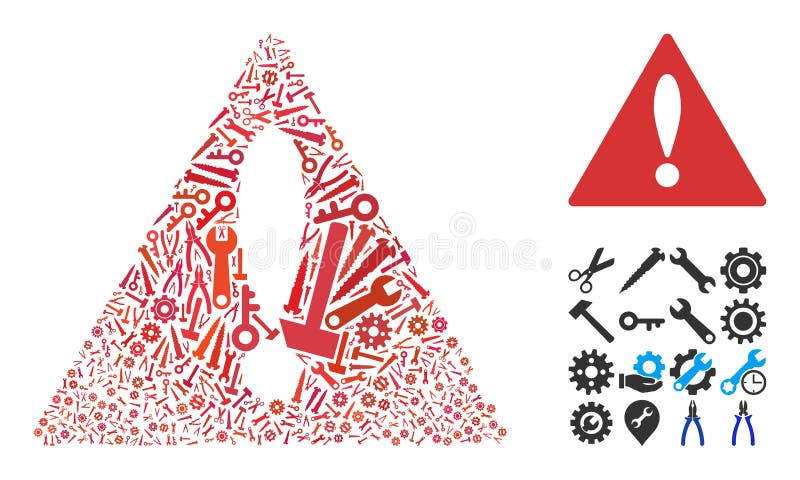 Warning No Tools Symbol Sign, Vector Illustration, Isolate on White ...