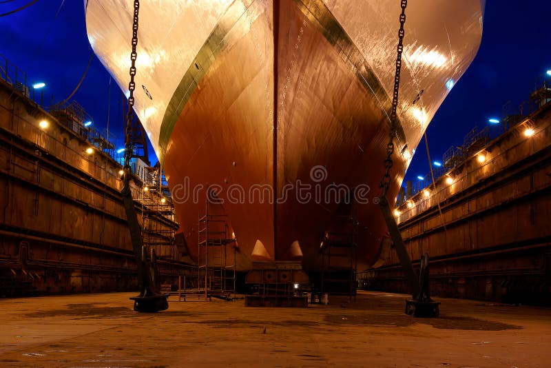 Repair ship stock image. Image of container, dockside - 13797759
