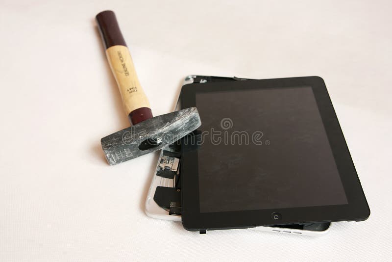 Repair tablet stock photo. Image of revision, tool, mending - 25213962