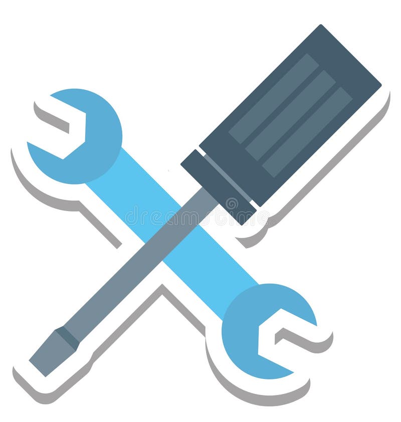 Repair Tools, Garage Tools Vector Icon Stock Illustration ...