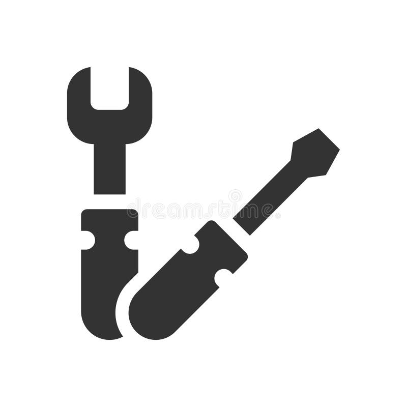 Repair tools icon stock vector. Illustration of screwdriver - 350120758