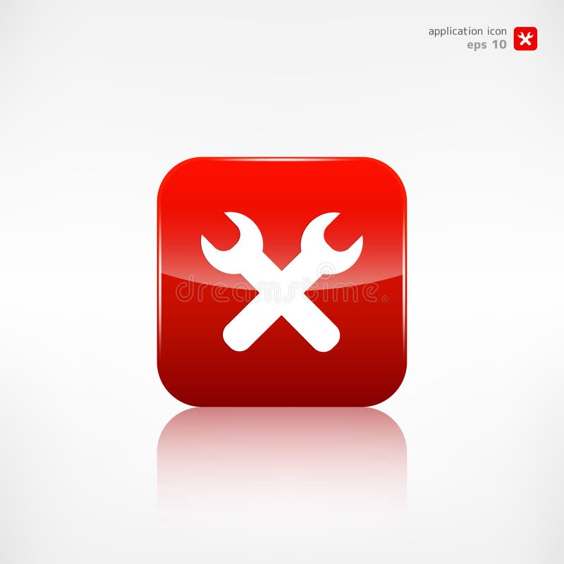 Vector repair web icon stock vector. Illustration of blog - 34552559