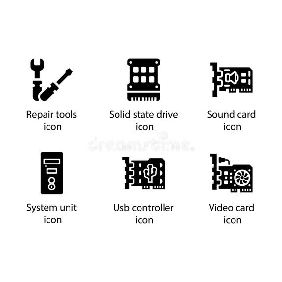 Repair Tools, Solid-state Drive, Sound Card, System Unit, Usb ...