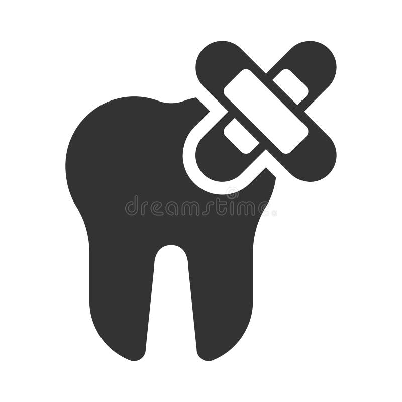 Repair tooth icon stock vector. Illustration of icon - 263142006
