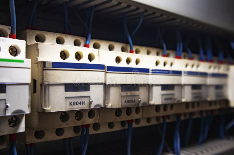 Repair Tower Crane Electrical System of Tower Crane Check Contactor ...