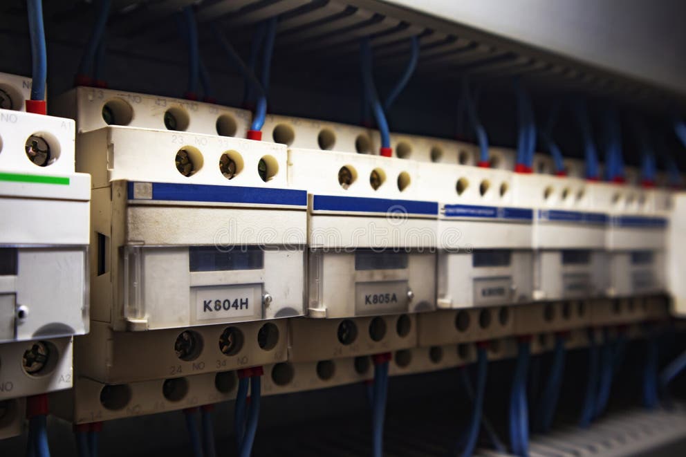 Repair Tower Crane Electrical System of Tower Crane Check Contactor ...