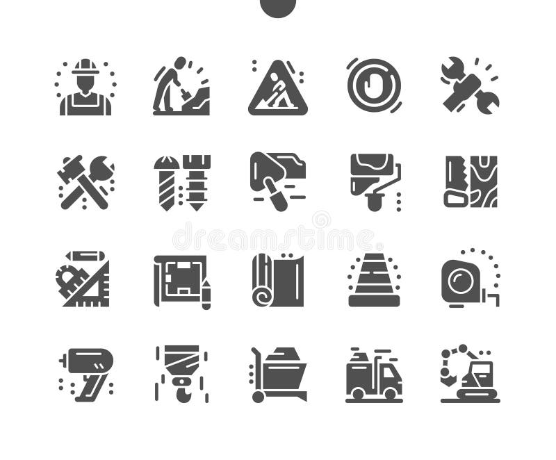 Repair Work. Roll Wallpaper Stock Vector - Illustration of graphic ...