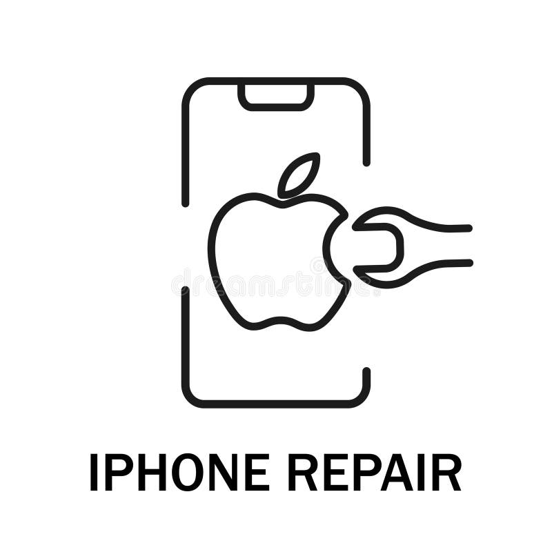 Repairing of Apple IPhone. Toolkit. Toolbox. Wrench and Screwdriver ...
