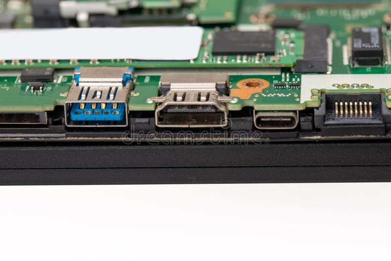 Repairing Broken Laptop Notebook Computer Stock Photo - Image of ...