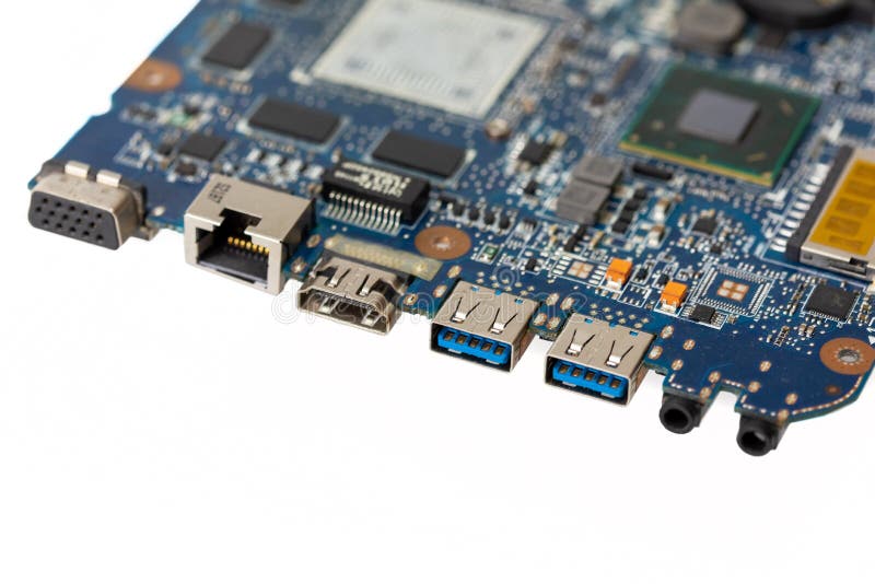 Repairing Broken Laptop Notebook Computer Stock Photo - Image of ...