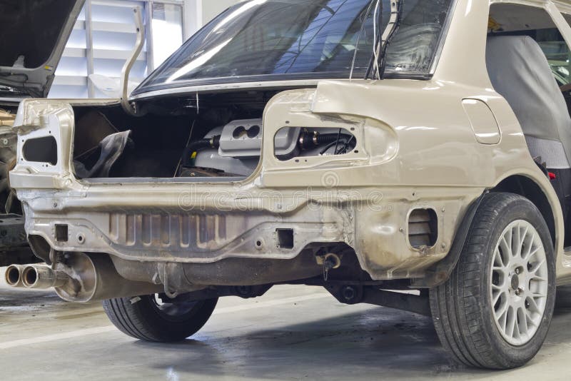 Repairing car stock image. Image of transportation, garage - 25186563