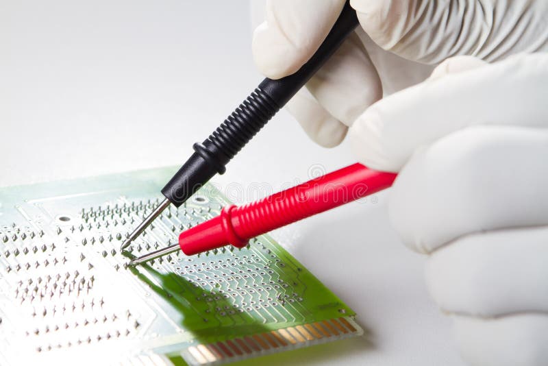 Repairing computer board stock photo. Image of place - 18622180