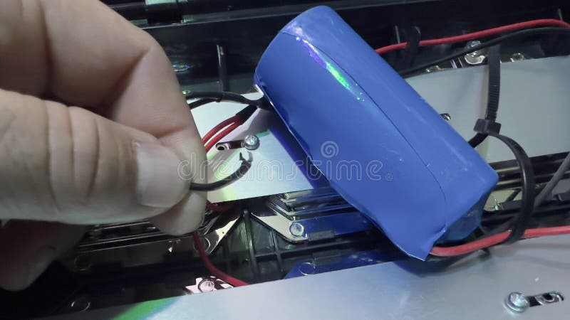 Repairing Electronic Device with Battery Stock Image - Image of ...