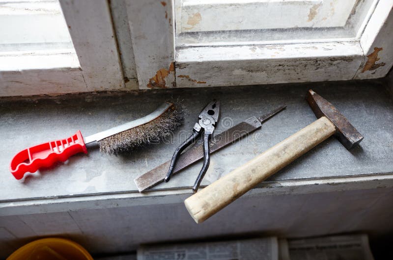 Repairing Old Damaged Window or Dismantling before Installing New ...