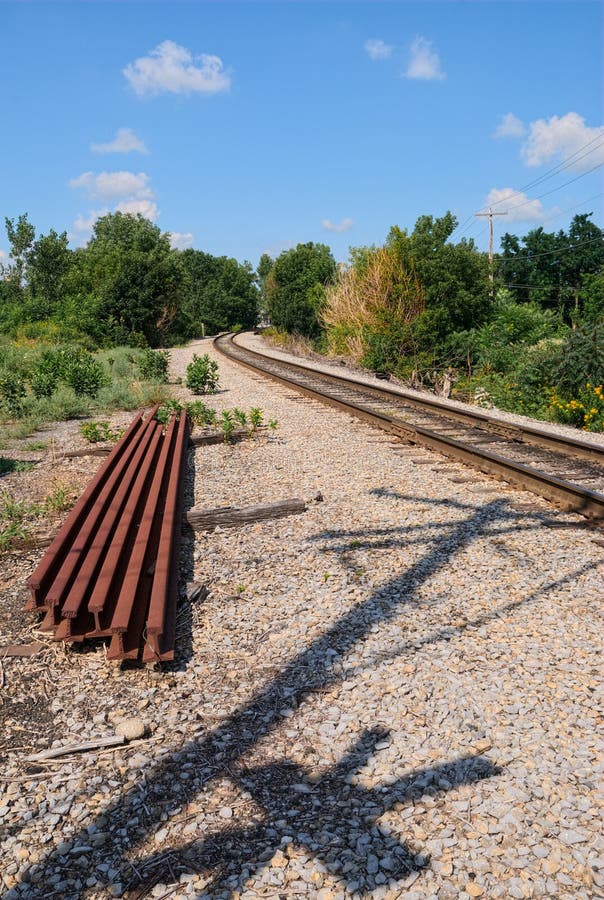 Repairing Railroad Track stock image. Image of summer - 29680319