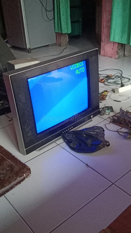 Repairing Television Blank Screen Stock Photo - Image of repairing ...