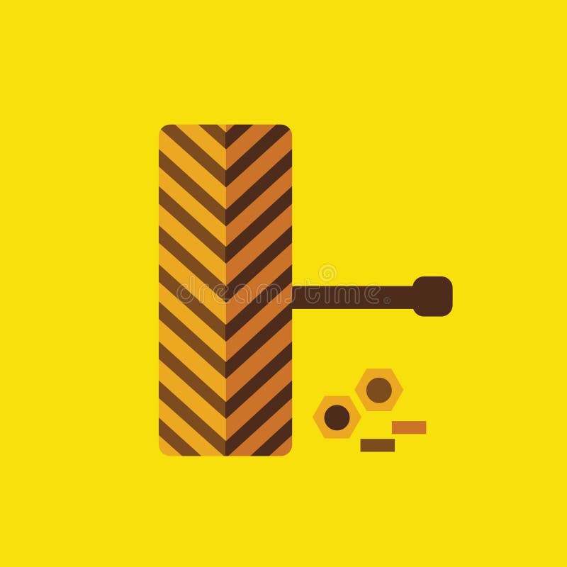 Repairing Tool and Tire. Vector Illustration Decorative Design Stock ...