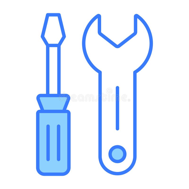 Repairing Tools Icon Modern Illustration Stock Vector - Illustration of ...