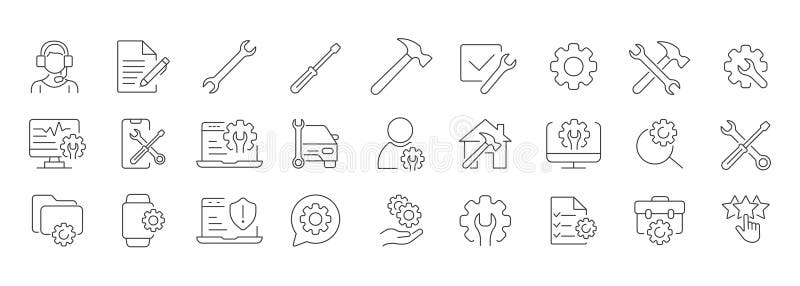 Repairing Tools. Toolkit. Toolbox. Wrench and Screwdriver Icon. Work ...