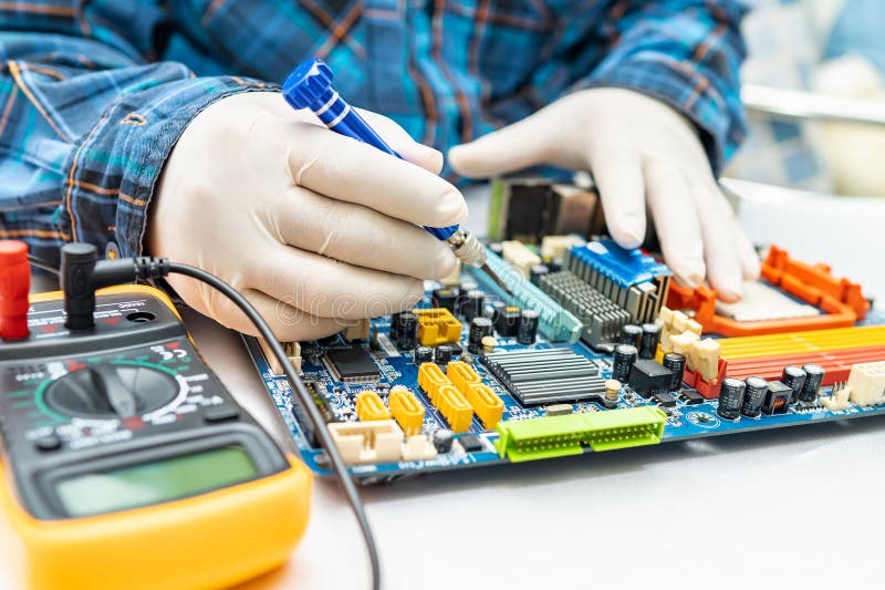 Repairing and Upgrade Circuit Mainboard of Notebook, Electronic ...