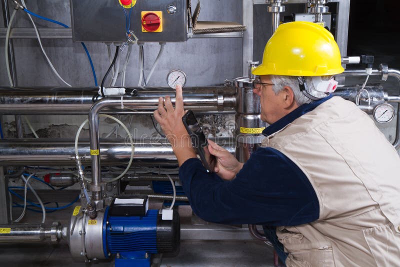 Repairman at work stock image. Image of hard, maintenance - 94671705