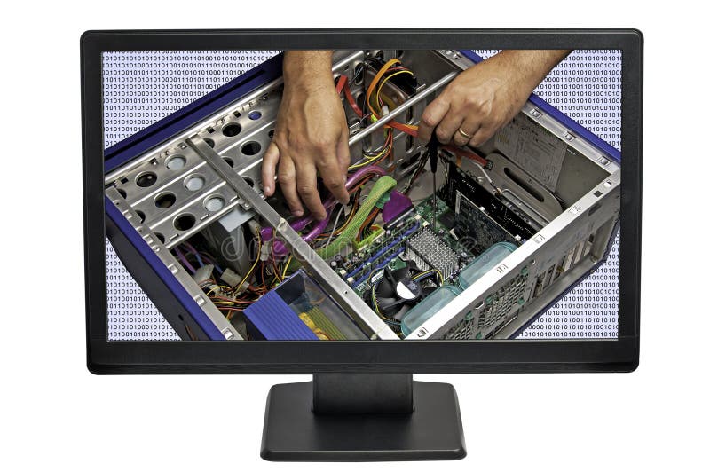 Reparación del ordenador imagen de archivo. Imagen de mantenimiento ...