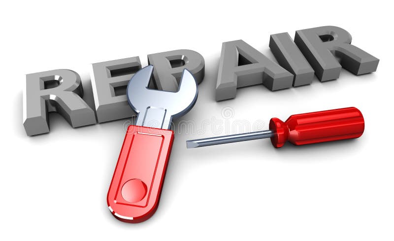 Reparation stock illustrationer. Illustration av inställningar - 18974478