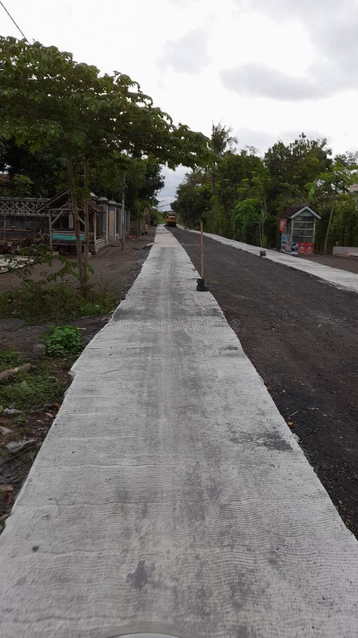 A Reparation of Street and Road for the Best Street Stock Image - Image ...