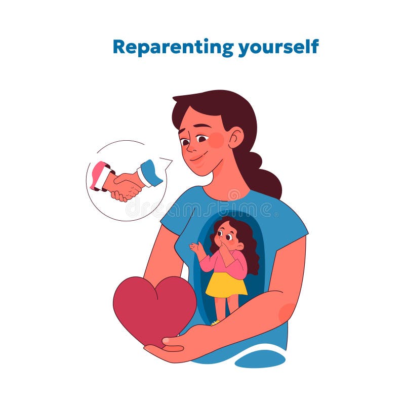 Reparenting Concept. Vector Illustration Stock Vector - Illustration of ...